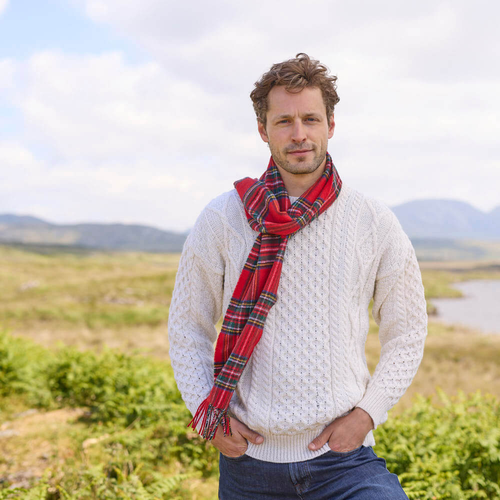 Men's Royal Stewart Tartan Scarf | The Scottish Store